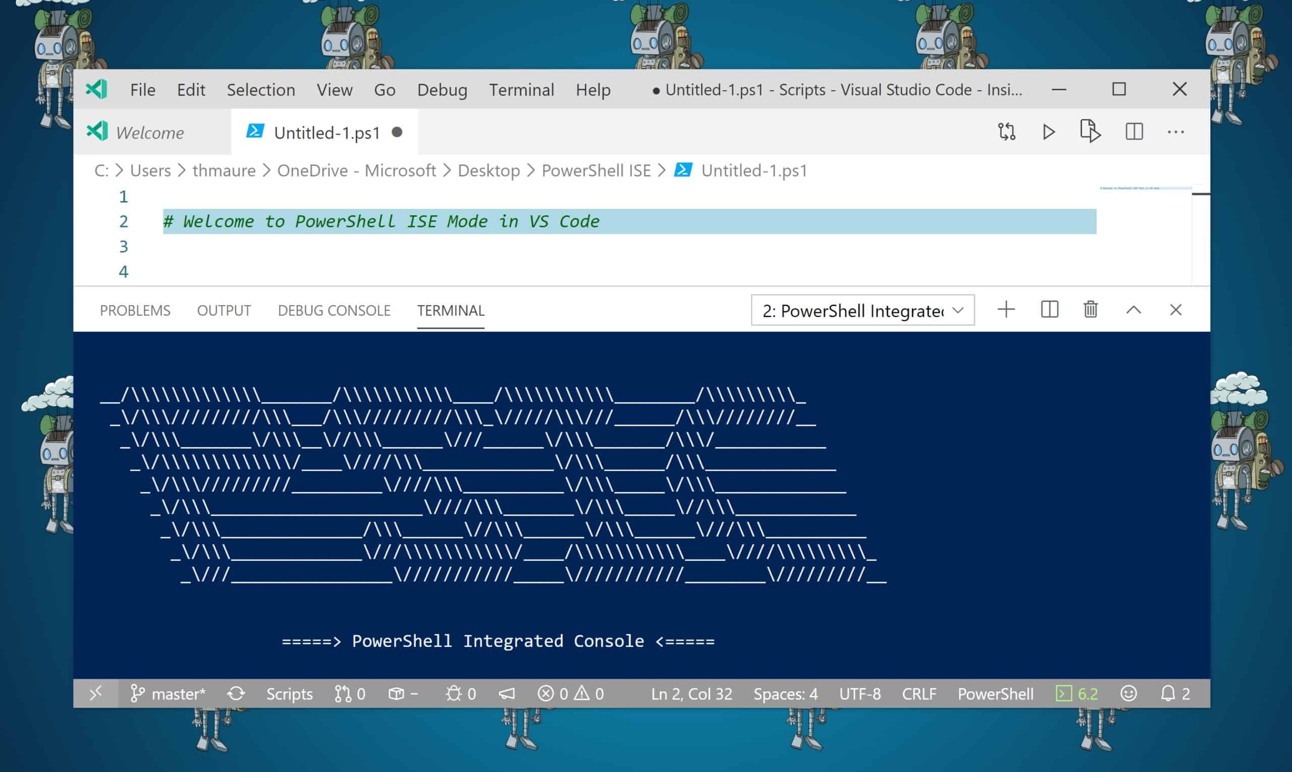 How to use PowerShell ISE Mode in Visual Studio Code - Thomas Maurer How to use PowerShell ISE Mode in Visual Studio Code - Thomas Maurer